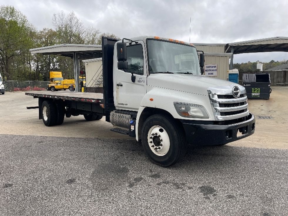 2018 Hino 268 Flatbed Truck