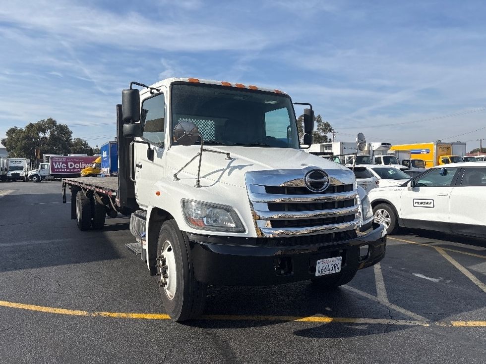 2020 Hino 268 Flatbed Truck
