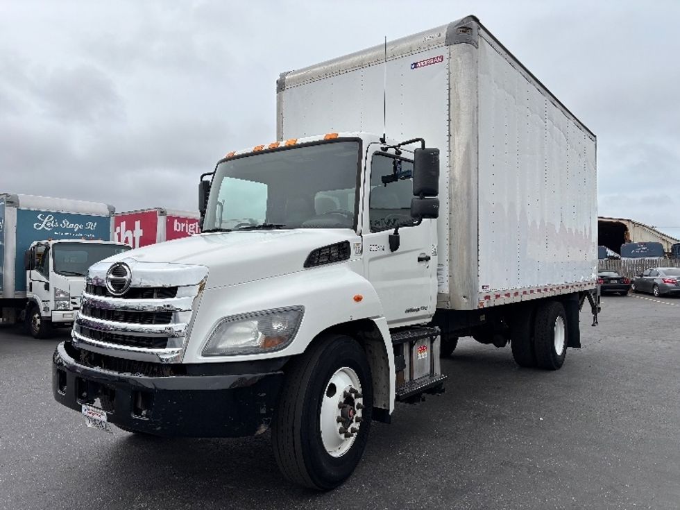 2018 Hino 268 Medium Duty Box Truck